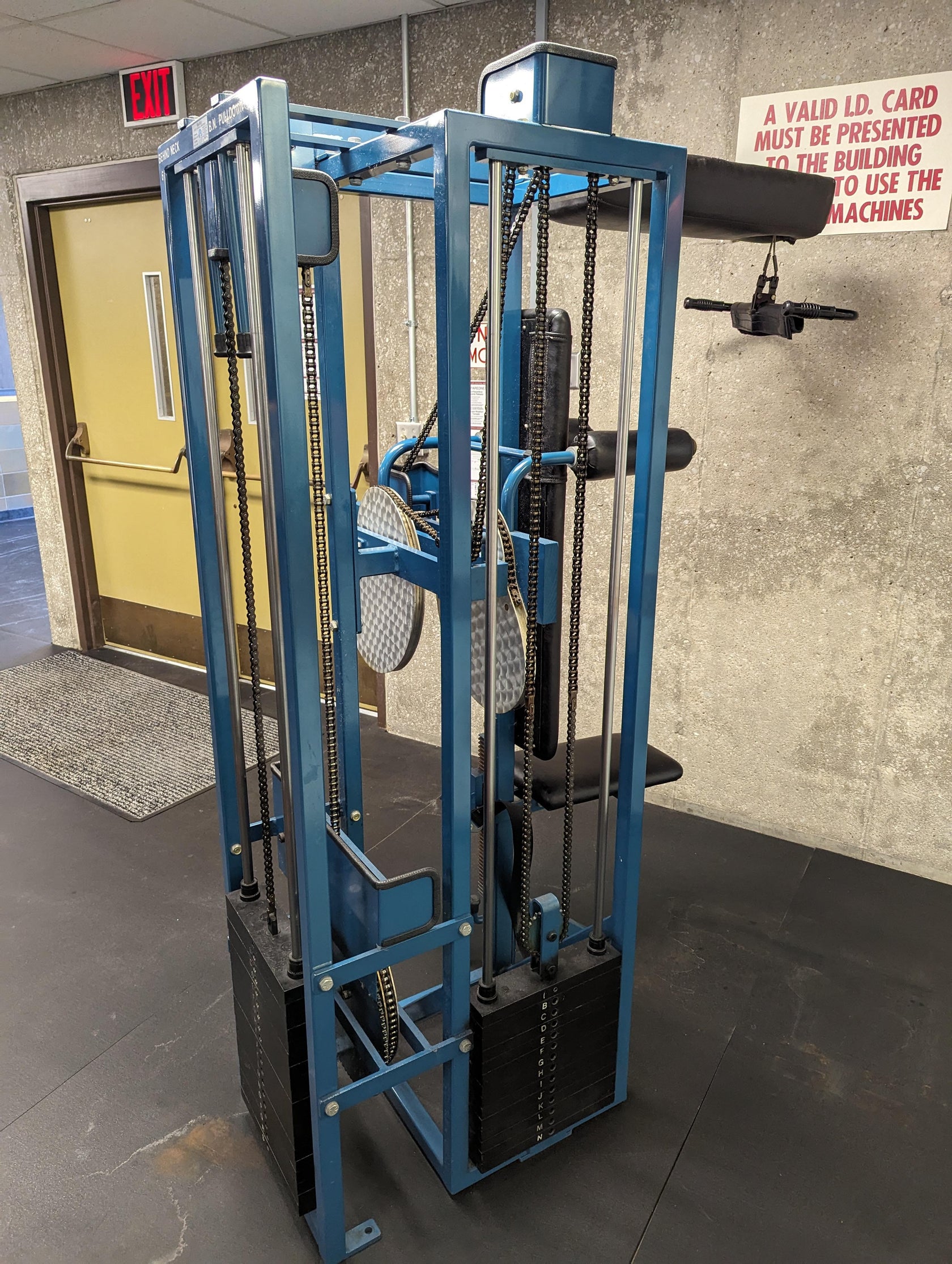 Nautilus 1st Generation Behind the Neck Torso Arm Pulldown Combo ...